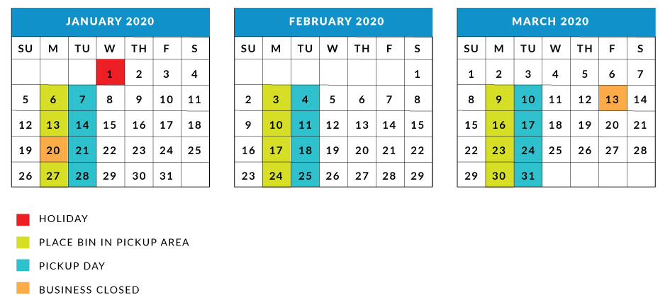How A Waste & Recycling Service Calendar Helps Your Business
